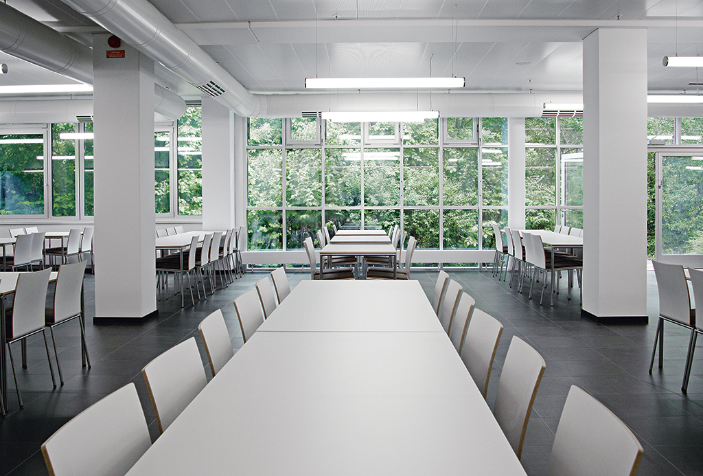 BMW canteen in Munich Selux