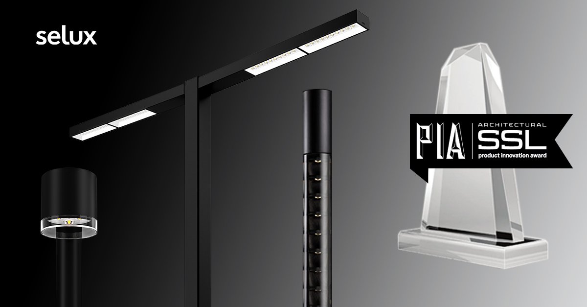 Award Winners! Melli, Arca Pro, and Line Black Selux