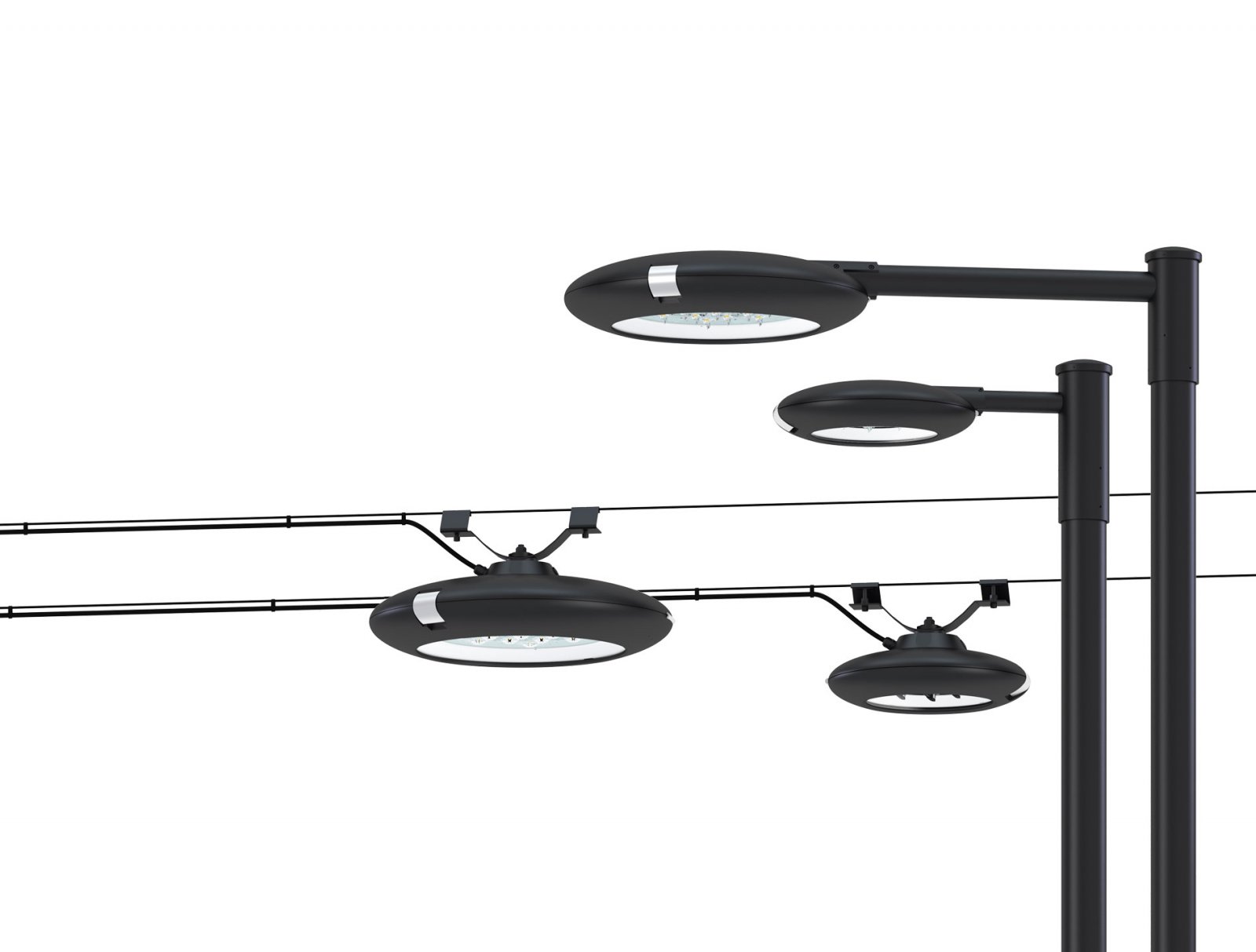 Discera - a contemporary family of catenary, pole, and wall mount luminaires - with Gen5 ...