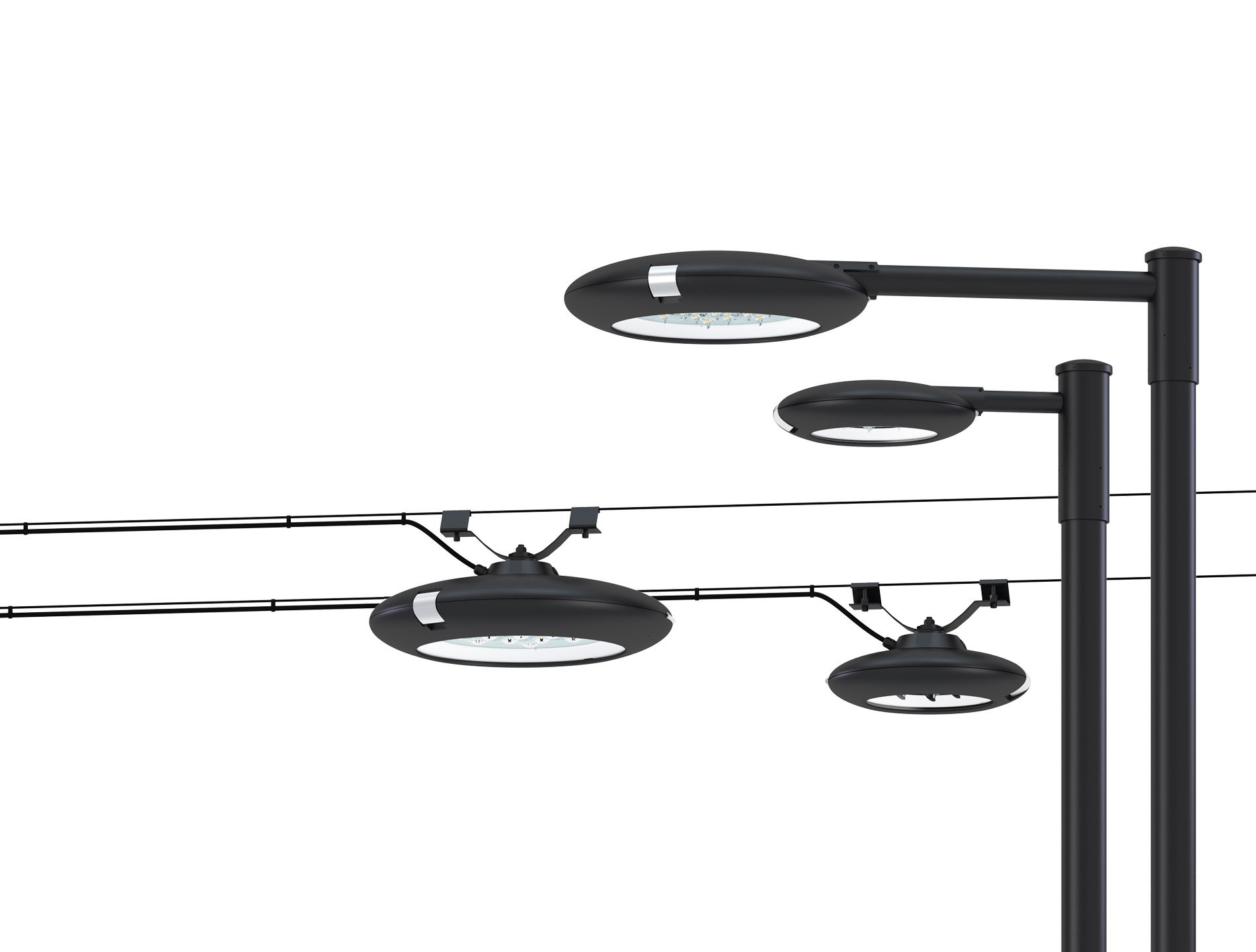 Discera - a contemporary family of catenary, pole, and wall mount ...