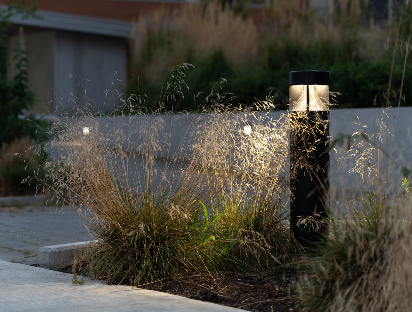 Inula Bollard - now with max uniformity optics and speaker! Selux