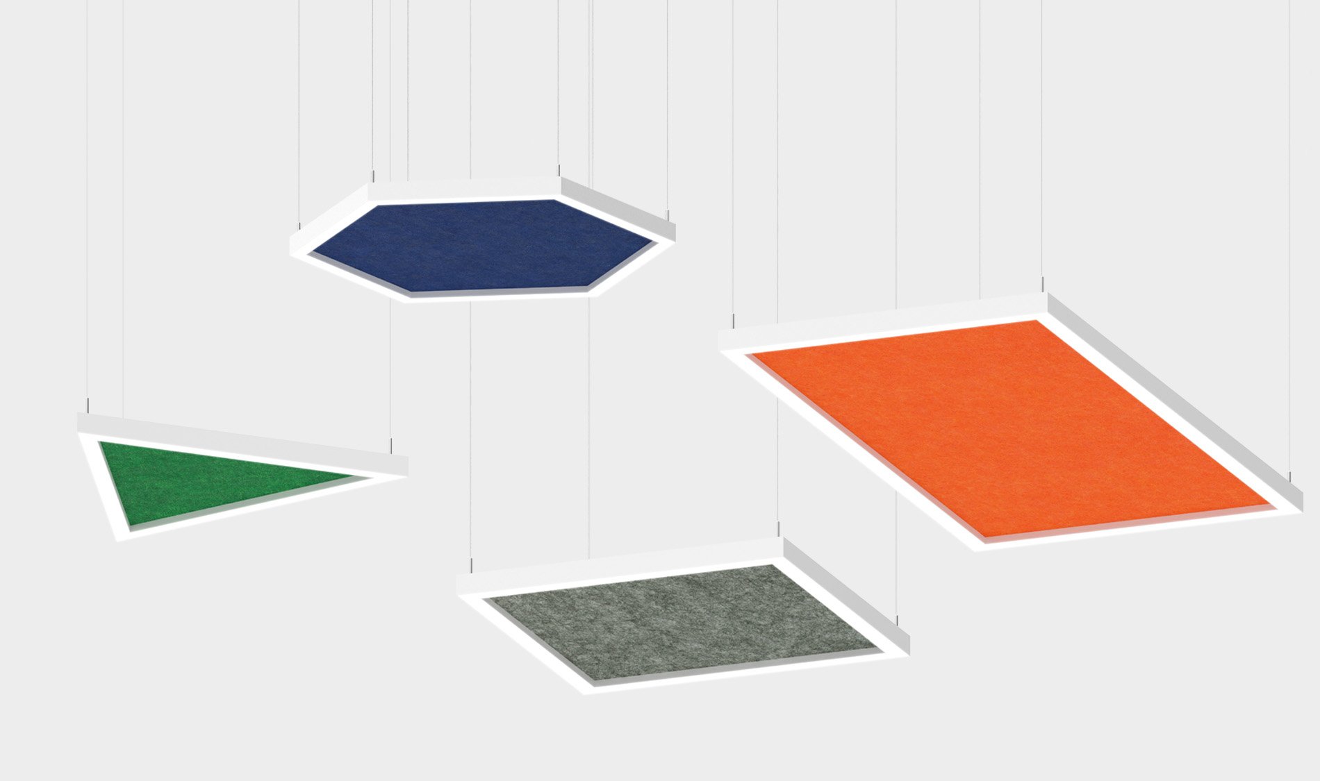 M60 LED Shapes Acoustic Selux